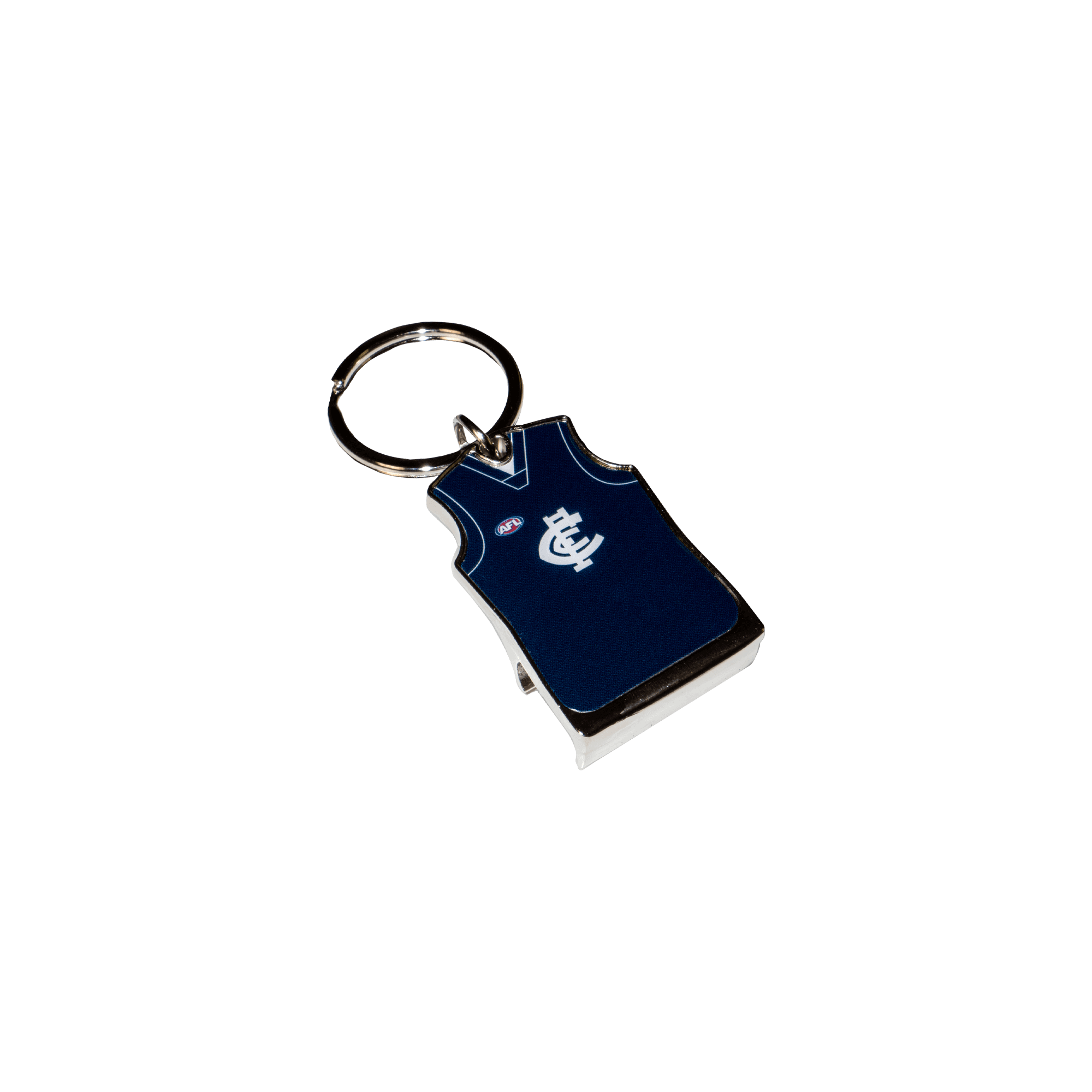 Carlton Blues AFL Team Guernsey Bottle Opener Keyring