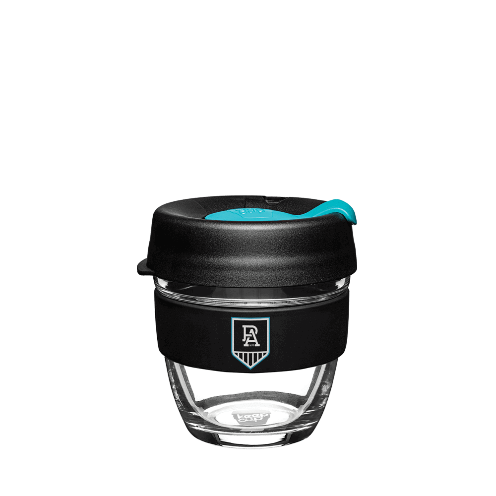Port Adelaide Power AFL Brew Glass KeepCup