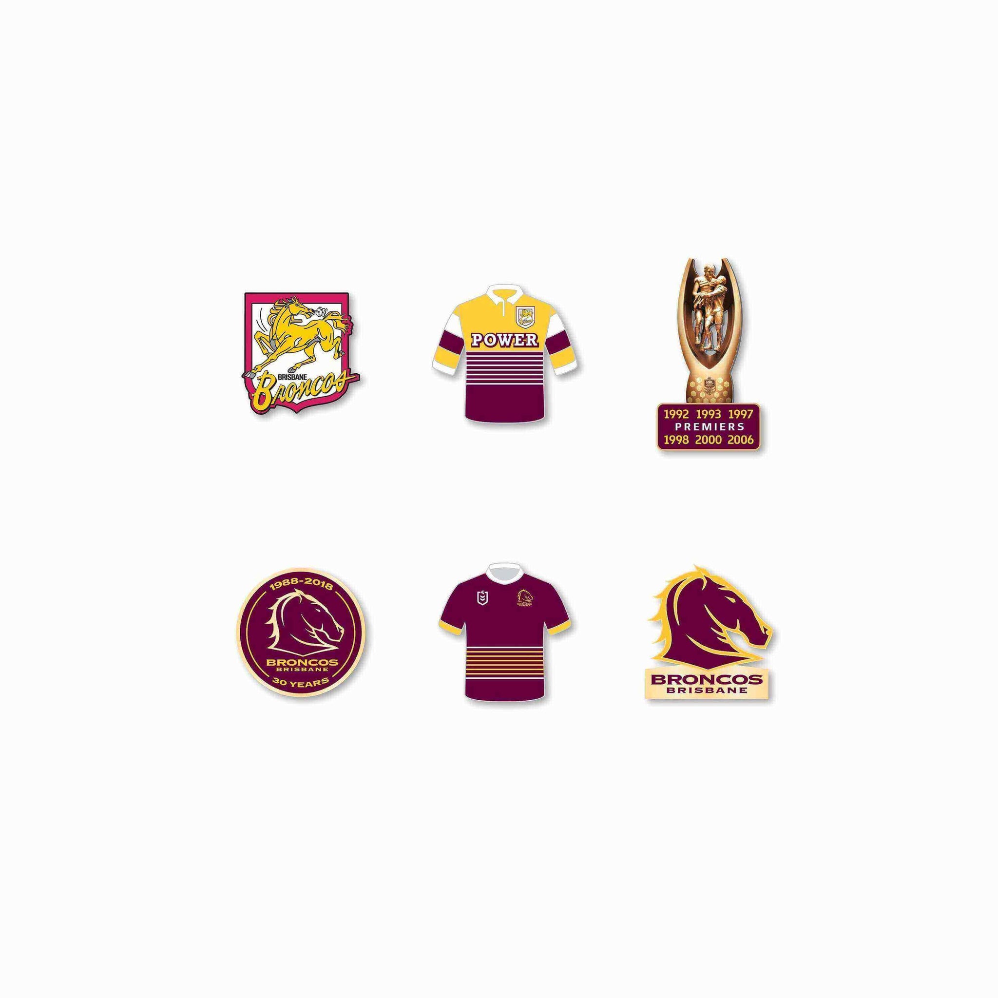 Brisbane Broncos NRL Pinset