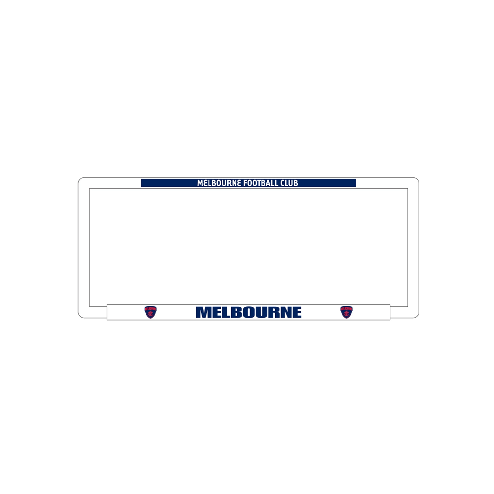 Melbourne Demons AFL Number Plate Cover